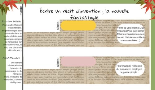 Écrire un récit fantastique – Association Ludendo