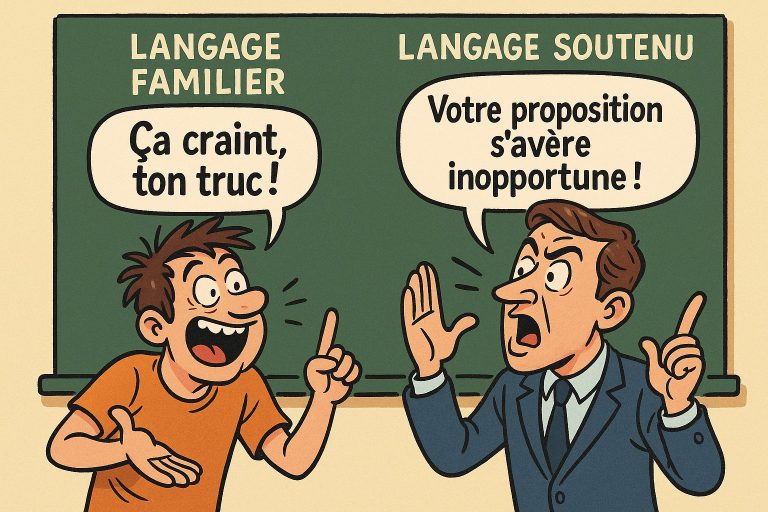 Du langage familier au langage soutenu – Association Ludendo